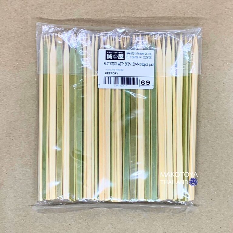 แท่งไม้ไผ่ 150มม. 100ชิ้น / FLAT STICK WITH SKIN 150MM 100PCS – MaKoRu ...