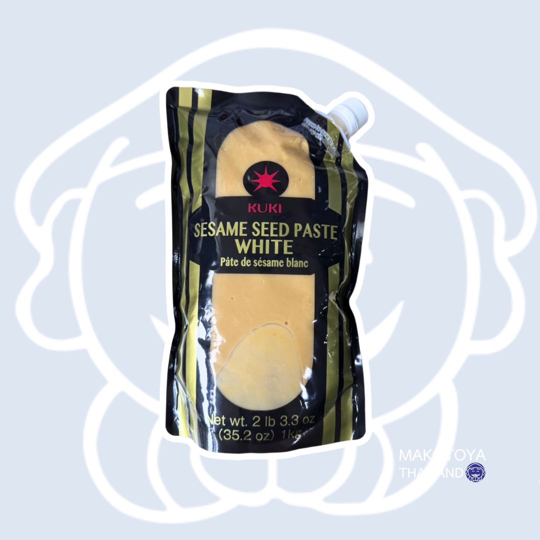งาขาวบดละเอียด (เซซามีเพส) 1กก. / KUKI SANGYO SESAME SEED PASTE WHITE ...